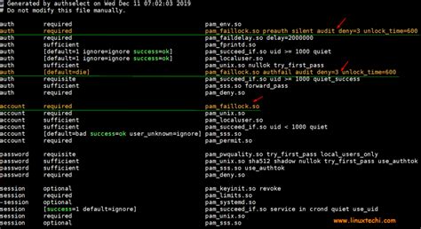 Lock And Unlock User Account After Failed Ssh Logins