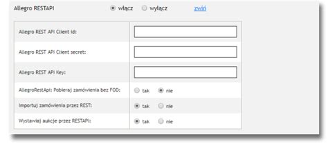zmiany w module allegro jak przejść na rest api atomstore pl