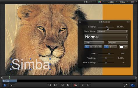 Modify Text Opacity Motion Help