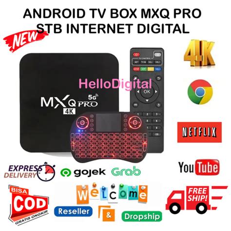 Jual Android Tv Box Mxq Pro 5g 4k Ultra Hd Set Top Box Mxq Pro 5g