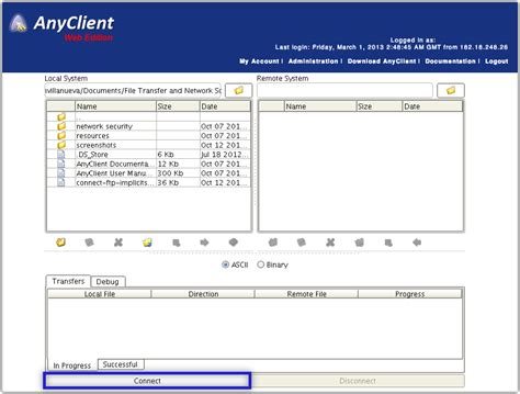 Online Ftp Client With Anyclient Jscape
