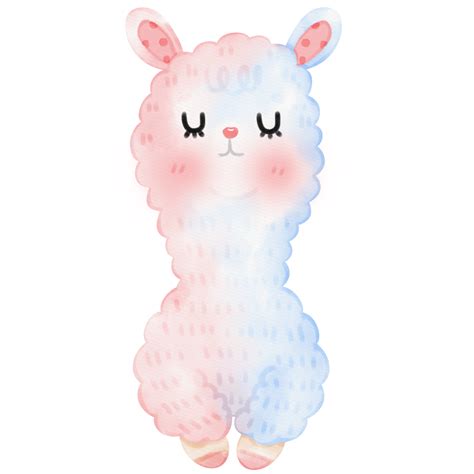 Cute Alpaca Llama Illustration 17190533 Png