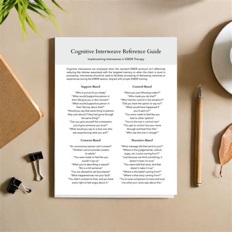 Cognitive Interweave Emdr Guide Mspsychotherapist