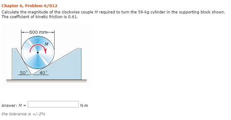 Solved Chapter 6 Problem 6 012 Calculate The Magnitude Of Chegg Com