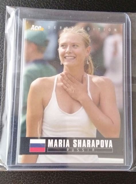 Maria Sharapova シャラポワ テニス カード Netpro Rookie Tennis Card Ace Authentic