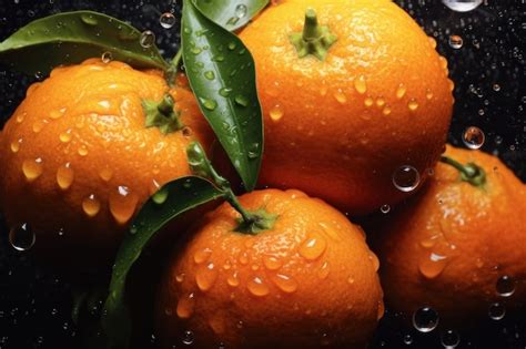Premium Ai Image Orange Tangerines Background Illustration Ai Generativexa
