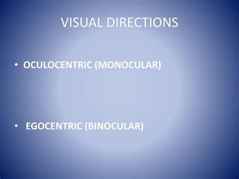 Binocular Vision Final Pptx