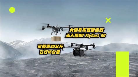 大疆发布首款运载无人机djiflycart30：可载重30公斤飞行16公里高清1080p在线观看平台腾讯视频
