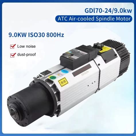 ATC Air Cooled CNC Spindles 9 0KW Automatic Tool Changer