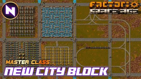 City Block 2 0 Improved Base Design For Space Age Factorio Master