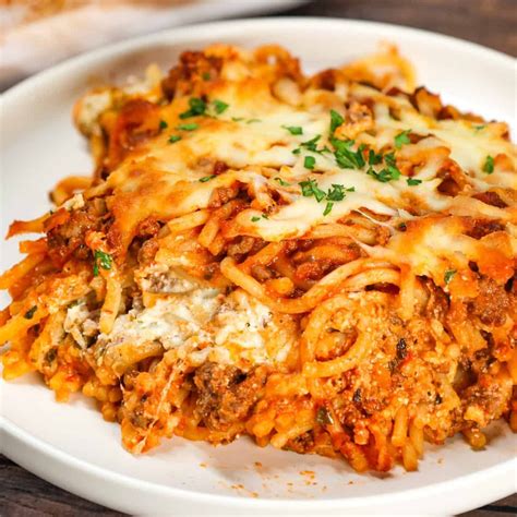 Ground Beef Marinara Pasta Casserole At Carolann Ness Blog