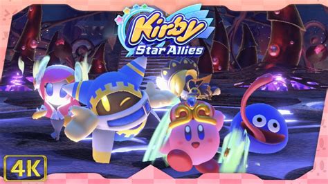 Kirby Star Allies for Switch ⁴ᴷ Level 4 All Buttons Rainbow Pieces