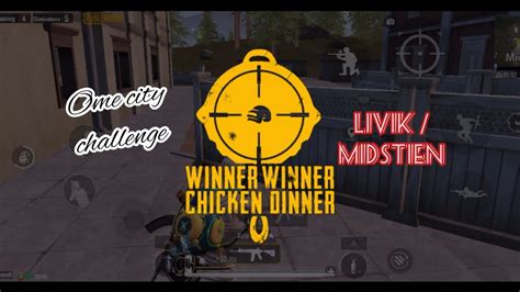 One City Challenge Livik Midstien Intense 1v3 PUBG Mobile YouTube