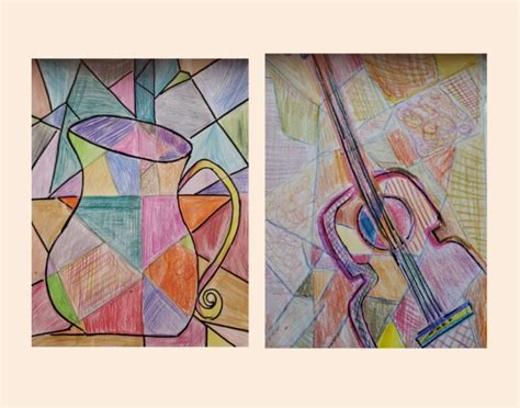 Picassos Cubism Inspired Abstract Art Project Creative Arts