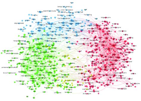 The Co Occurrence Network Graph Of Terms In The Abstract Field