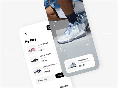 Nike Shoes Ui Design On Behance