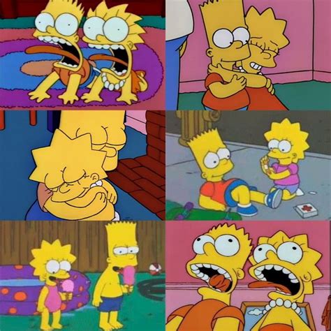 Bart And Lisa Simpsons Siblings Personajes De Los Simpsons Fotos