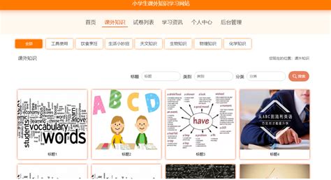 Java项目之基于ssm的小学生课外知识学习网站（源码文档） Csdn博客