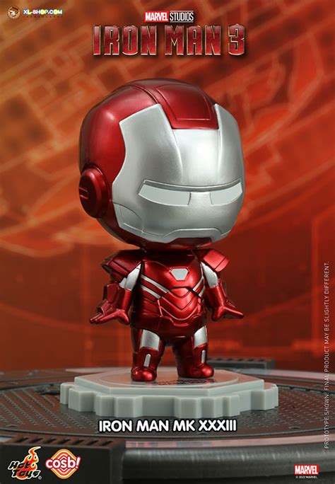 Hot Toys Cbx029 Iron Man 3 Iron Man Cosbi Bobble Head Collection