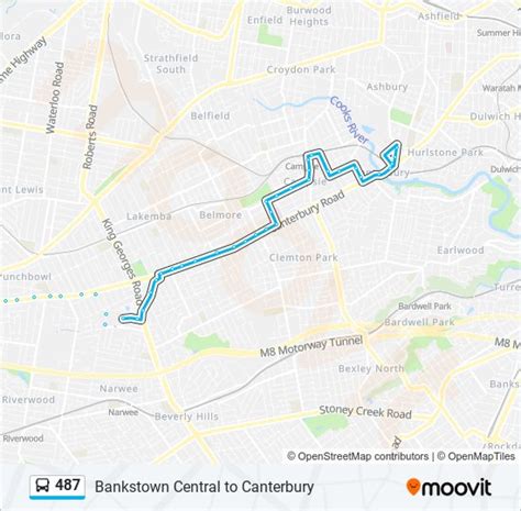 487 Route Schedules Stops And Maps Canterbury Station Updated