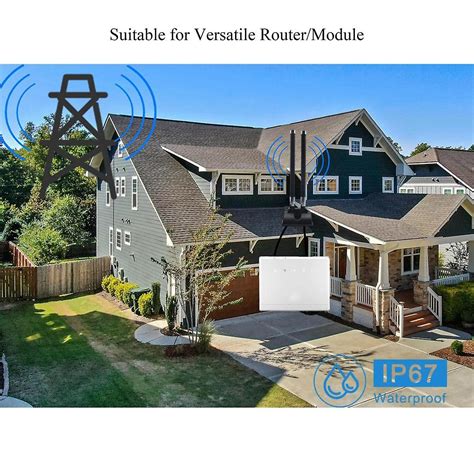 5g Cpe Router Antenna Lte Sma Male Antenna High Gain 46dbi 5g External
