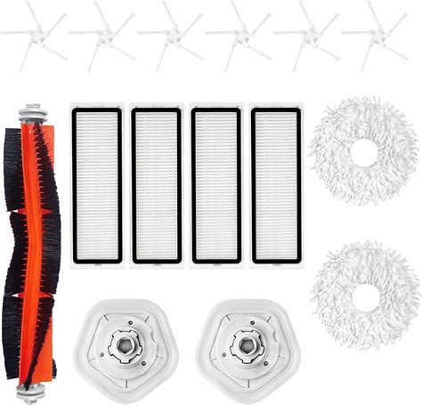LOHILL Bürste Filter Wischtuch Ersatzteile Zubehör Set für Dreame W W Pro Staubsauger