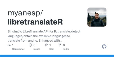 github myanesp libretranslater binding to libretranslate api for r