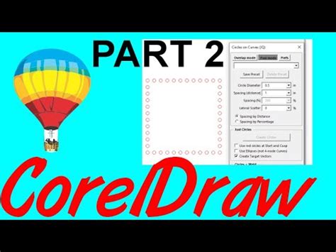 Corel Draw Tips Tricks Marco Circles On A Curve VS Blend And Or Object To Path PART YouTube