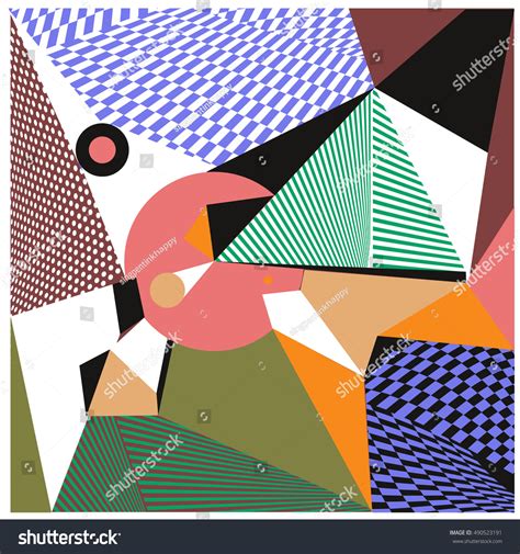 Abstract Modern Triangles Background Pattern Illustration Stock Vector Royalty Free