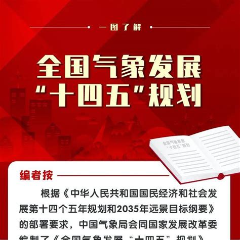 一图速览《全国气象发展“十四五”规划》 气象 全国 发展