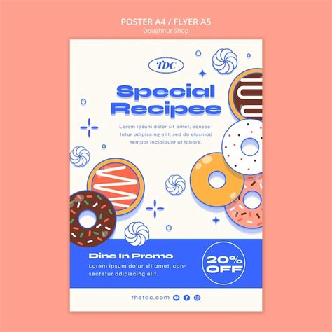 Free Psd Doughnut Shop Poster Template