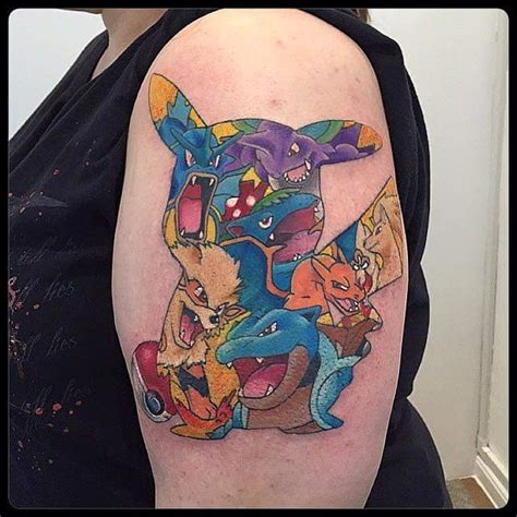 8 Bit Pokemon Tattoo