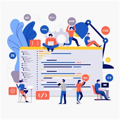 Web Developer Vector Images Over