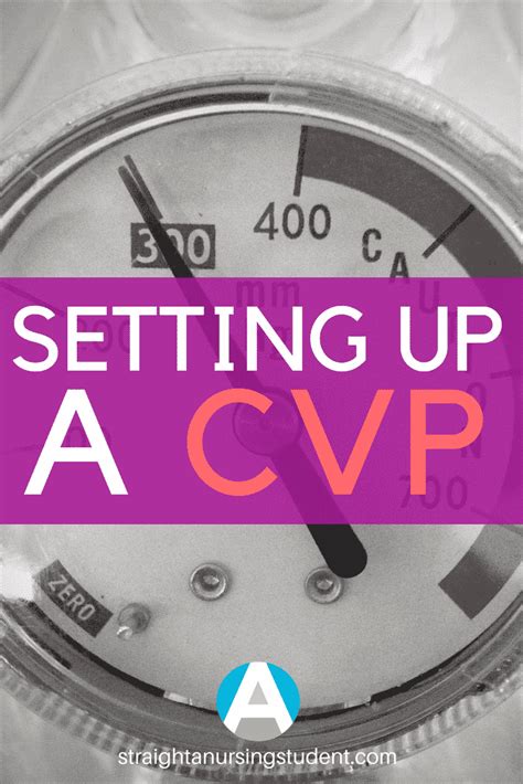 Setting Up A Cvp Line Straight A Nursing