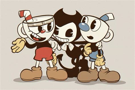Bendy X Cuphead Wallpapers Wallpaper Cave