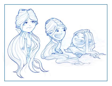 Frozen Character Sketches