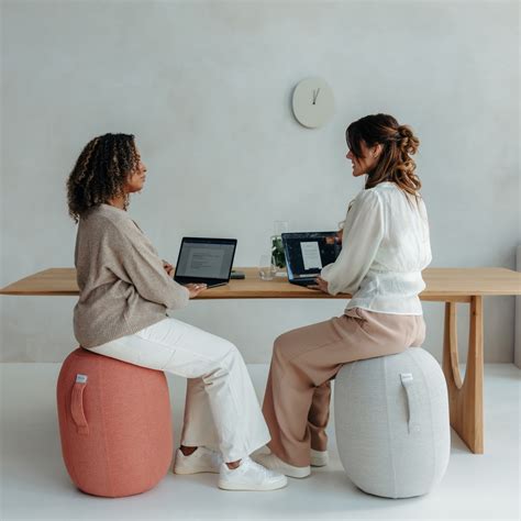 Vluv Kapsul Sitting Ball Sova Ash The Cushion Shop