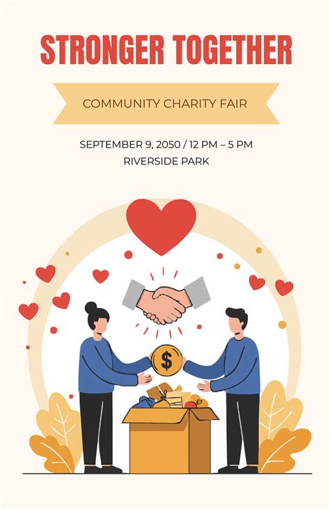 Free Charity Poster Templates Editable And Printable