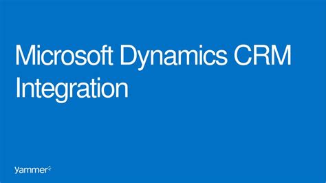 Ppt Microsoft Dynamics Crm Integration Powerpoint Presentation Free