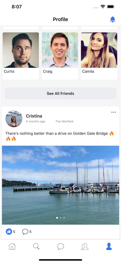 React Native Social Network Instamobile