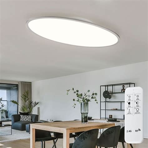 Wofi Led Deckenleuchte Deckenlampe Mit Fernbedienung Wohnzimmer