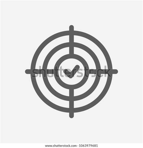 Result Oriented Icon Line Symbol Isolated Stock Vector Royalty Free 1063979681