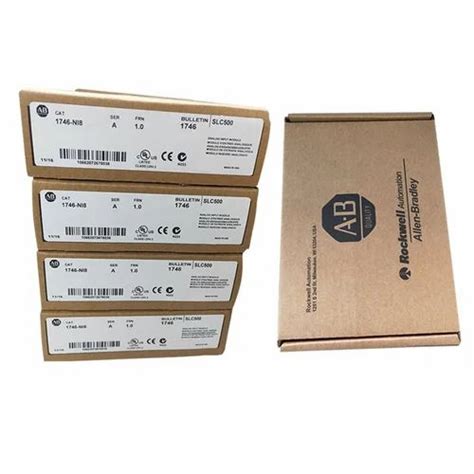 ALLEN BRADLEY 1746 NI8 SLC 8 Point Analog Input Module For Industrial At Rs 171550 In New Delhi