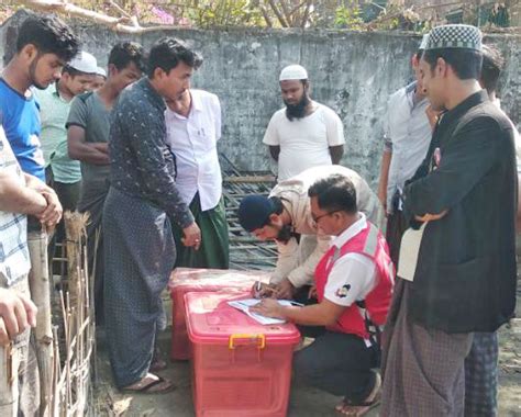 ရခိုင်ပြည်နယ် မောင်တောမြို့၌ မီးဘေးသင့် အိမ်ထောင်စုများအား ထောက