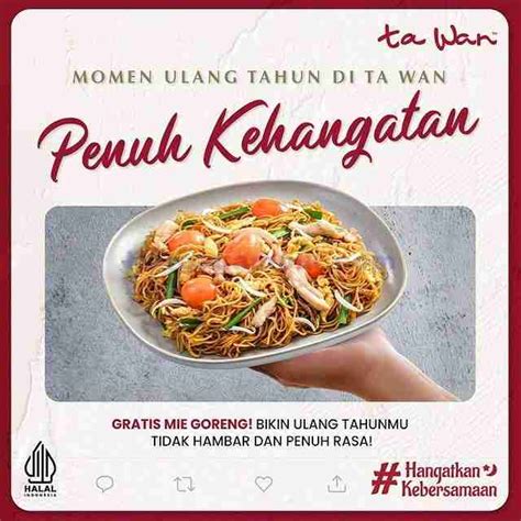 Harga Menu Ta Wan Restaurant And Promo Terbaru Februari 2024