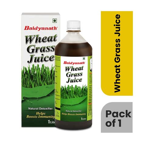 Baidyanath Wheatgrass Juice 1 L Herbal Supplement To Help Boost