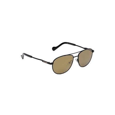 Harley Davidson Purple Lens Aviator Full Rim Round Black Frame