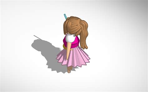 3d Design Beautiful Girl Tinkercad