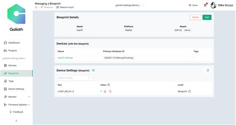 what is the golioth settings service the golioth developer blog