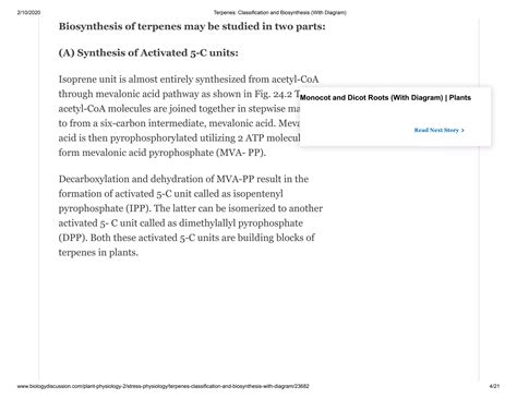 Terpenes Classification And Biosynthesis Pdf